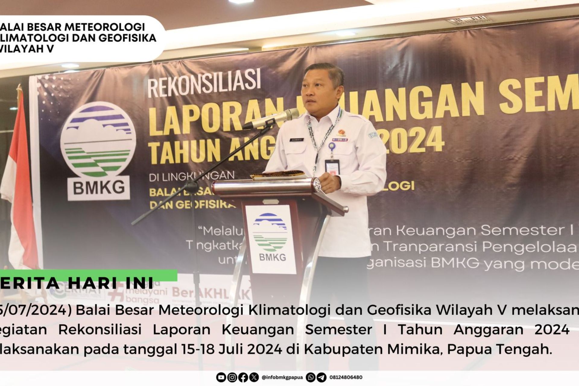 Balai Besar Meteorologi Klimatologi dan Geofisika Wilayah -V Jayapura ...